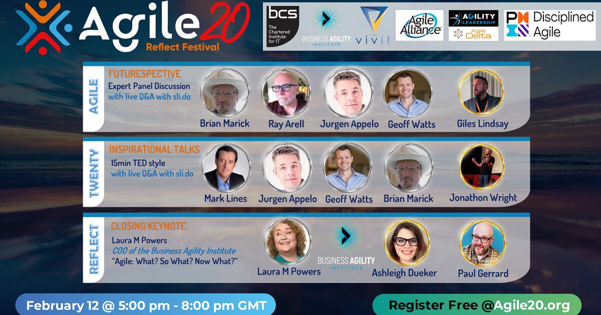 Agile20Reflect Festival - An Agile Manifesto Futurespective | Events ...